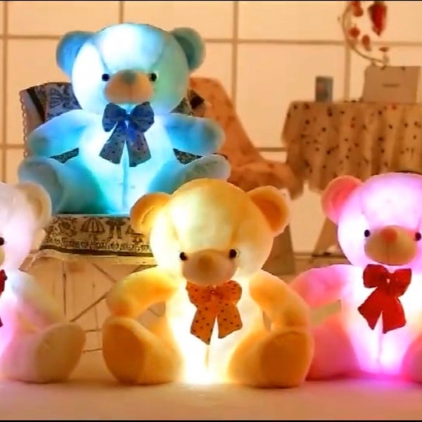 Led Teddy Bear - Etsy