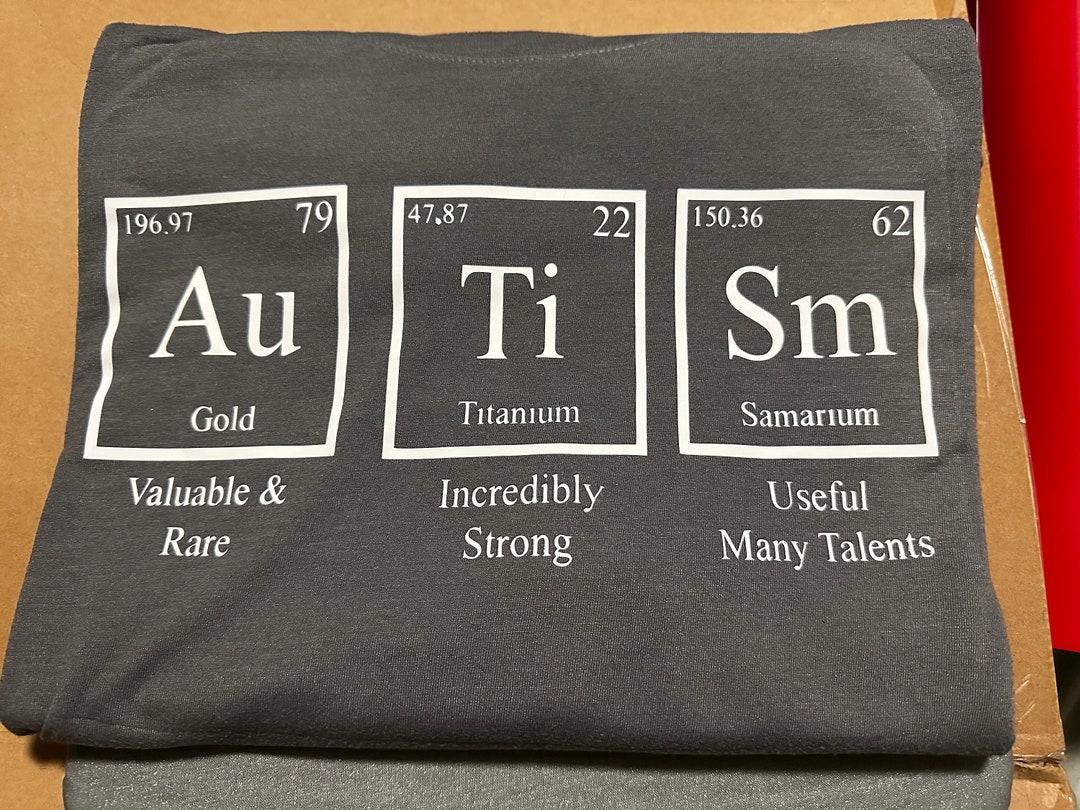 Autism Periodic Table - Etsy