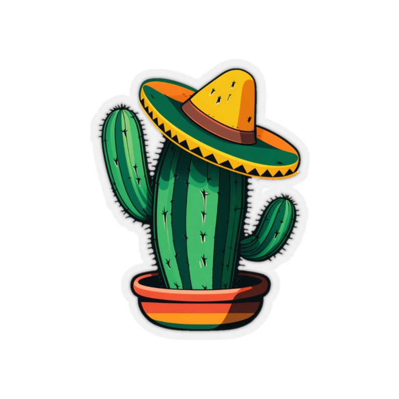 Cactus-5 De Mayo-stickers-kiss-cut Stickers - Etsy
