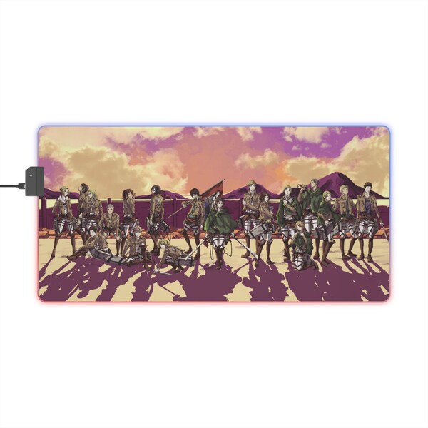 Attack on Titan Mouse Pad - Etsy