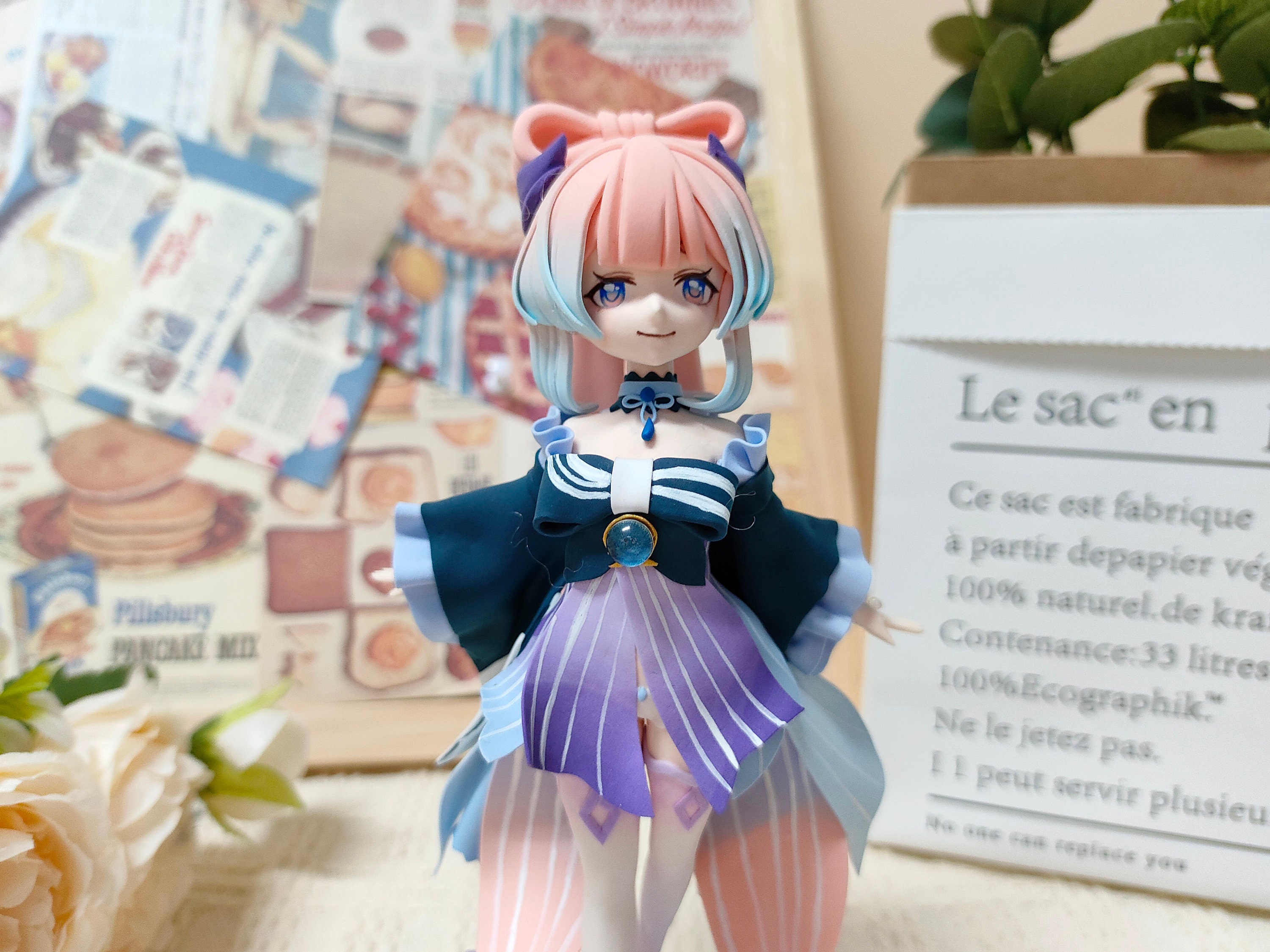 Genshin Impact Sangonomiya Kokomi Polymer Superlight Clay Figures - Etsy