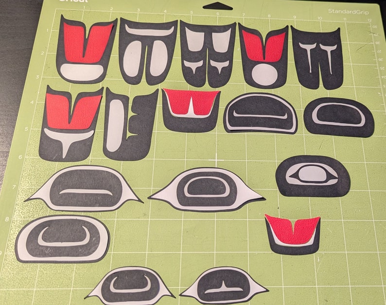 Indigenous Formline Shapes Digital Cut Files & Drawing Guides BONUS ...