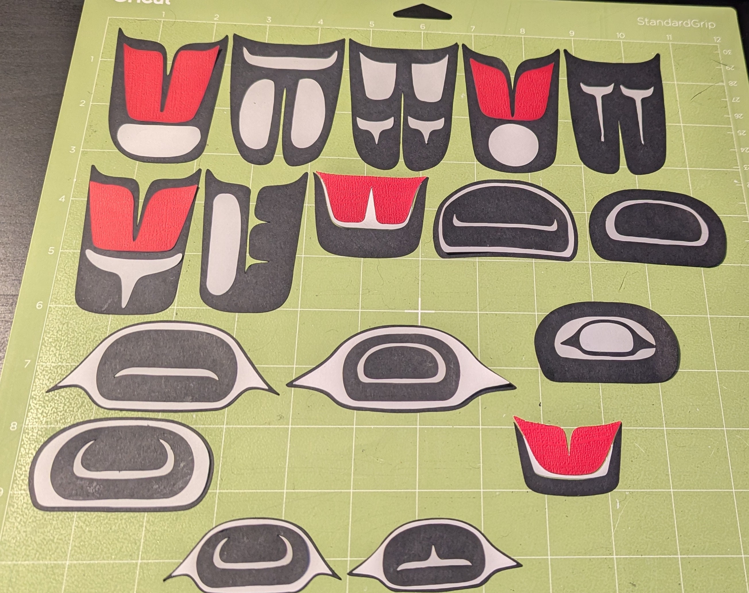 Indigenous Formline Shapes Digital Cut Files & Drawing Guides BONUS ...