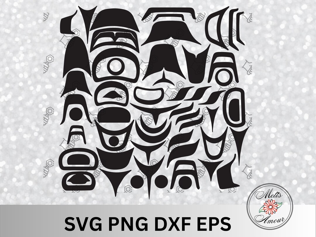 Indigenous Shapes Digital Cut Files / Drawing Guides / Stencils ...
