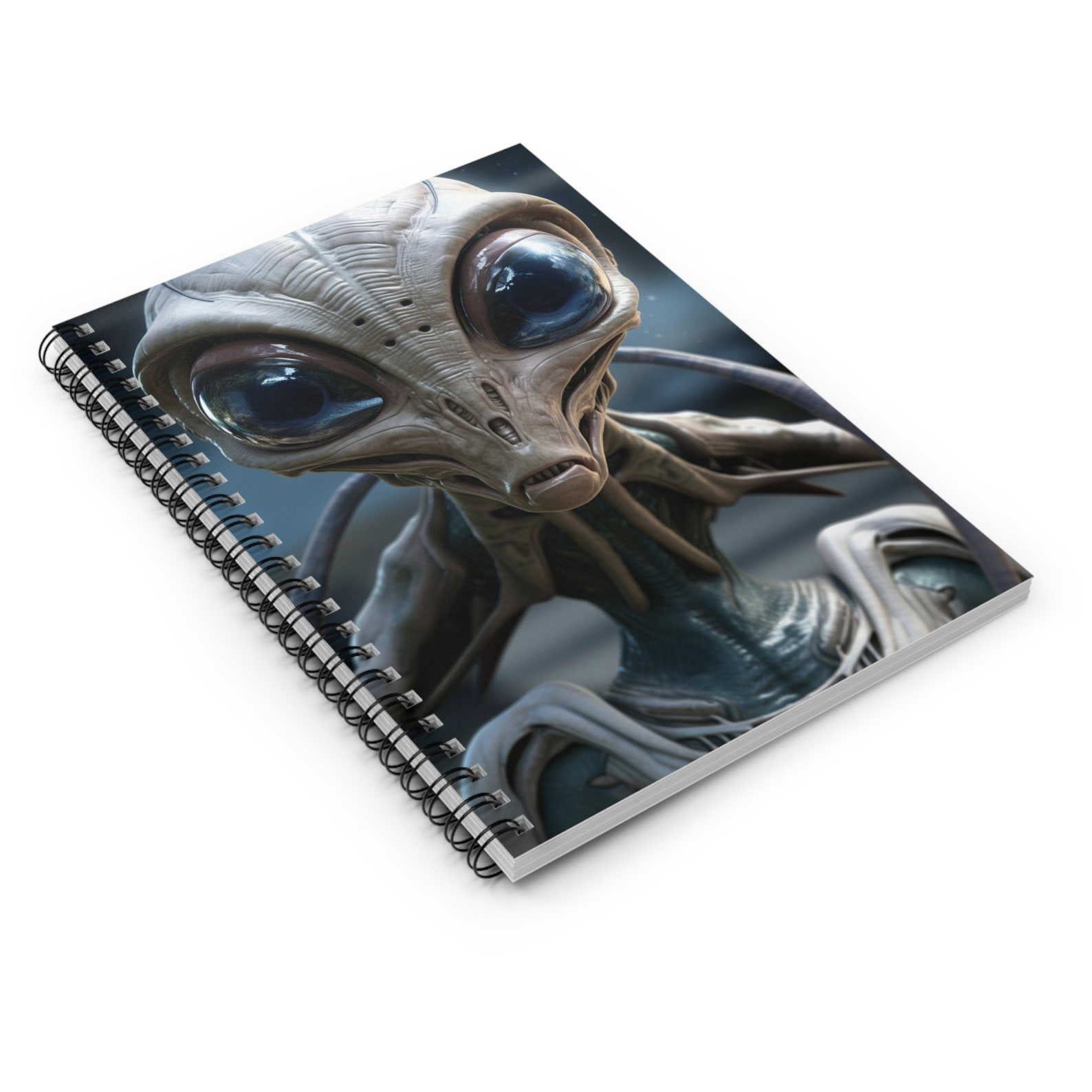 Spiral Notebook Alien Art Created by Artificial - Etsy