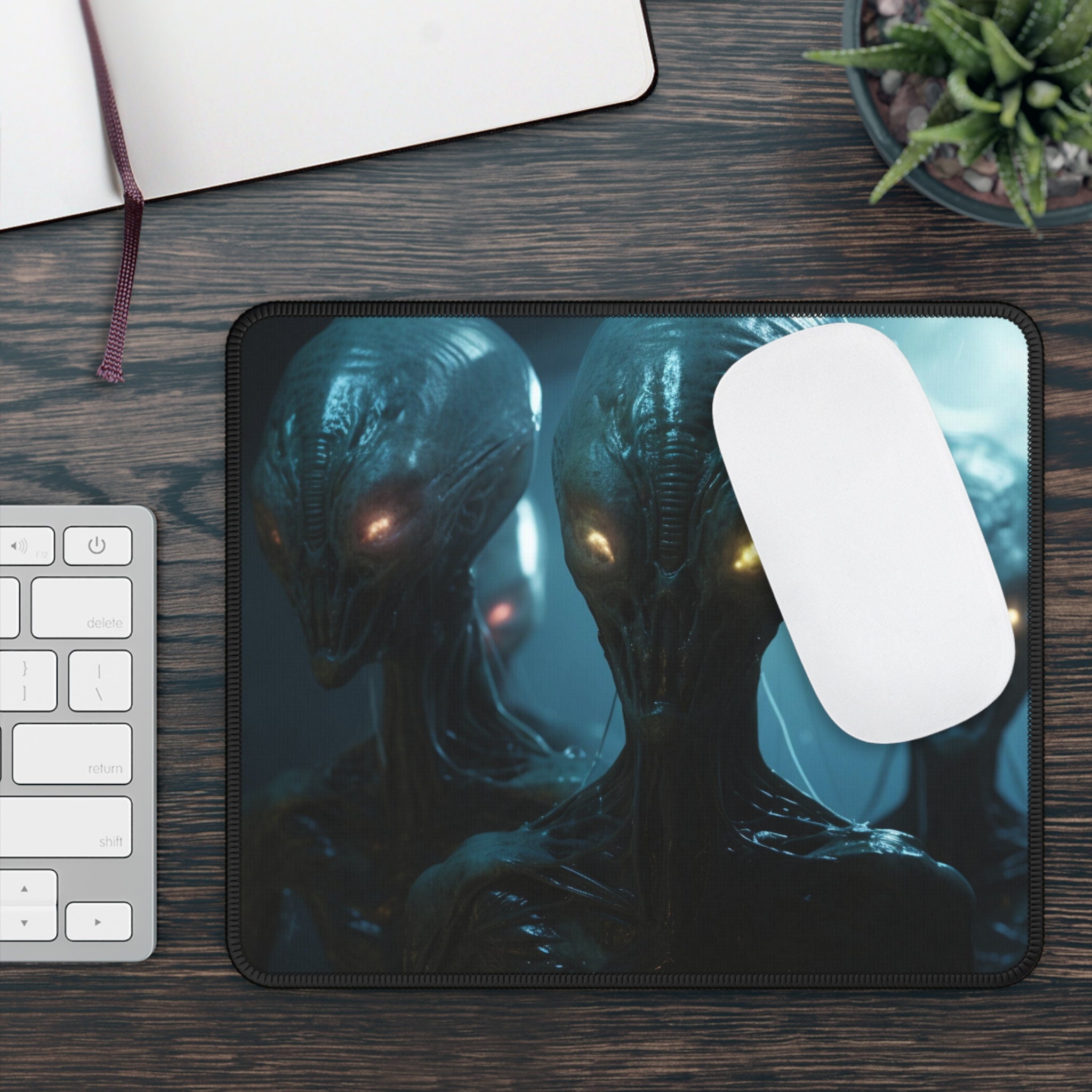 Alien Gaming Mouse Pad Art Created by Artificial - Etsy