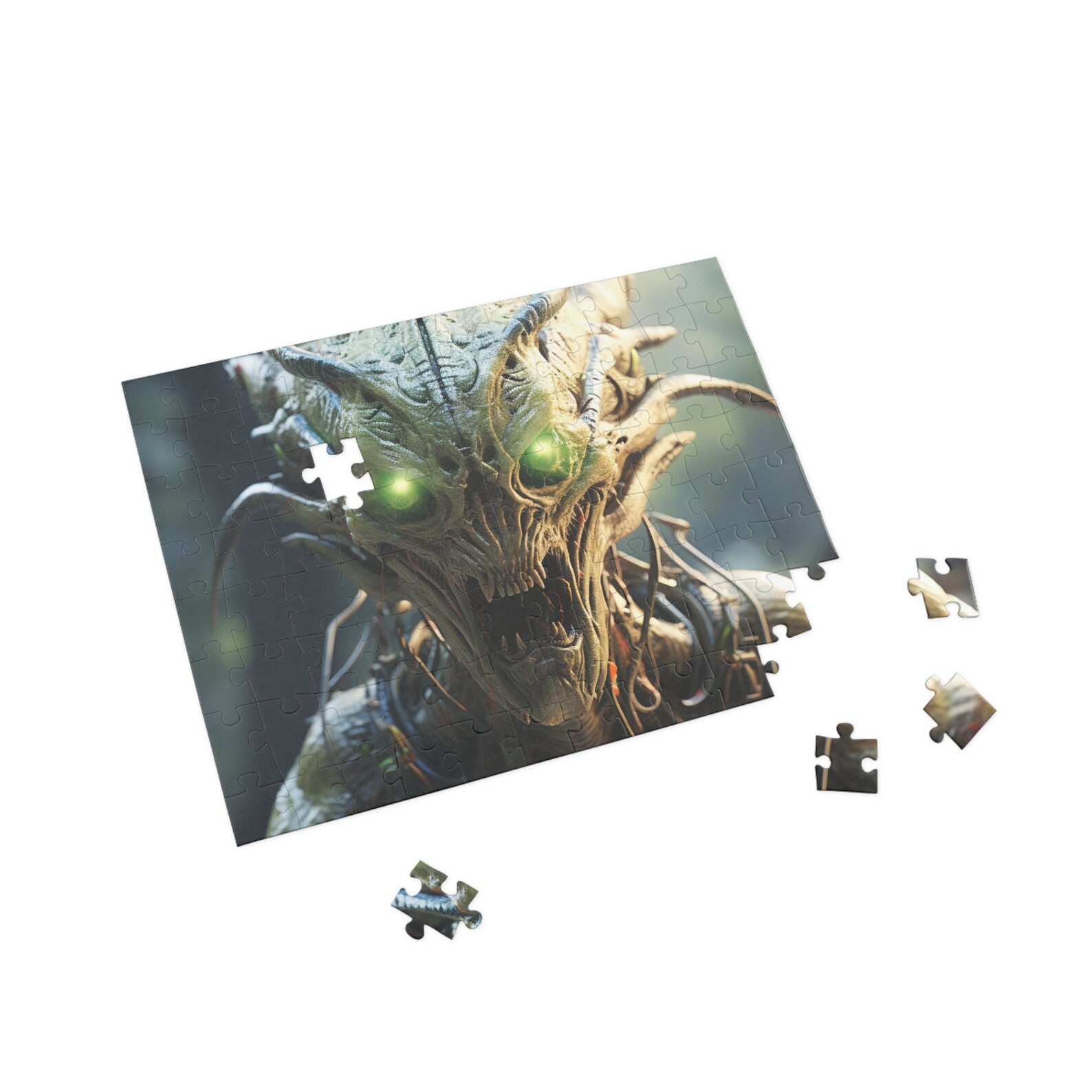 Alien Puzzle Art Created by Artificial Intelligence - Etsy