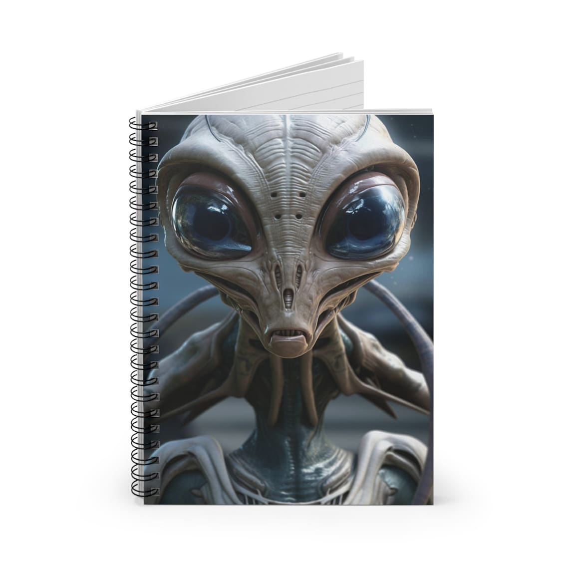 Spiral Notebook Alien Art Created by Artificial - Etsy