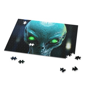 Alien Puzzle Art Created by Artificial Intelligence - Etsy