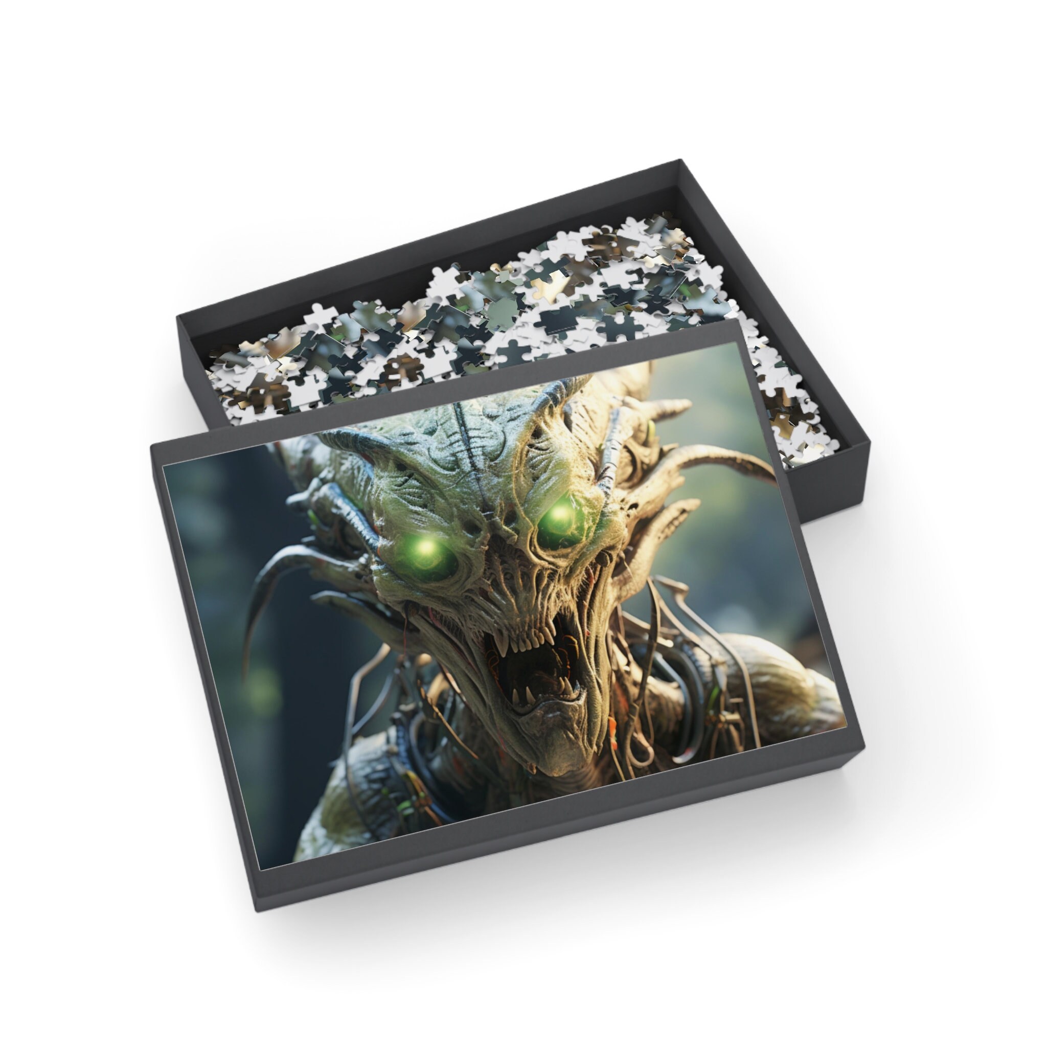 Alien Puzzle Art Created by Artificial Intelligence - Etsy
