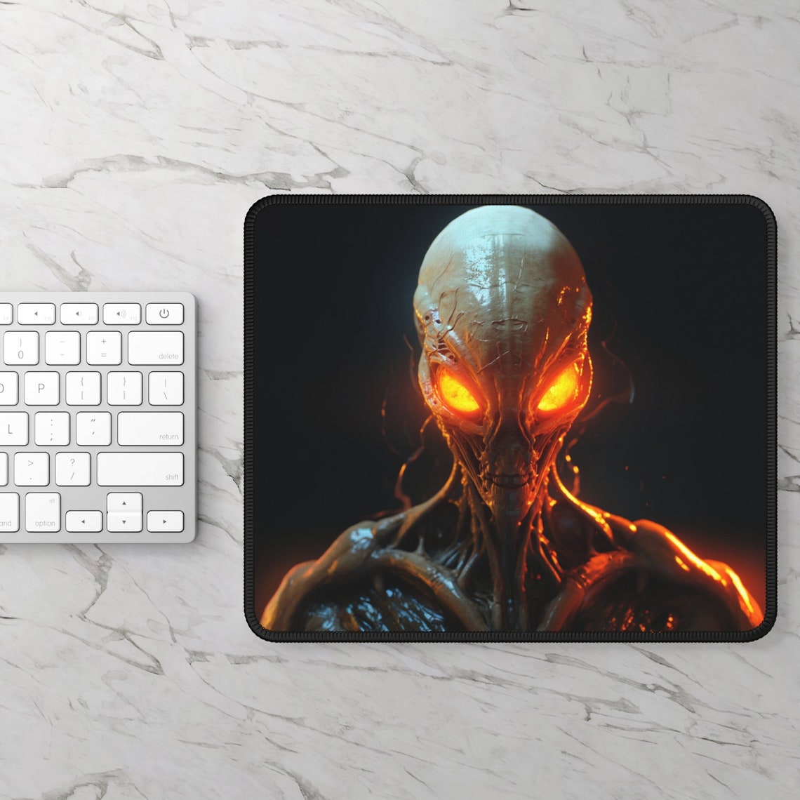 Alien Gaming Mouse Pad Art Created by Artificial - Etsy