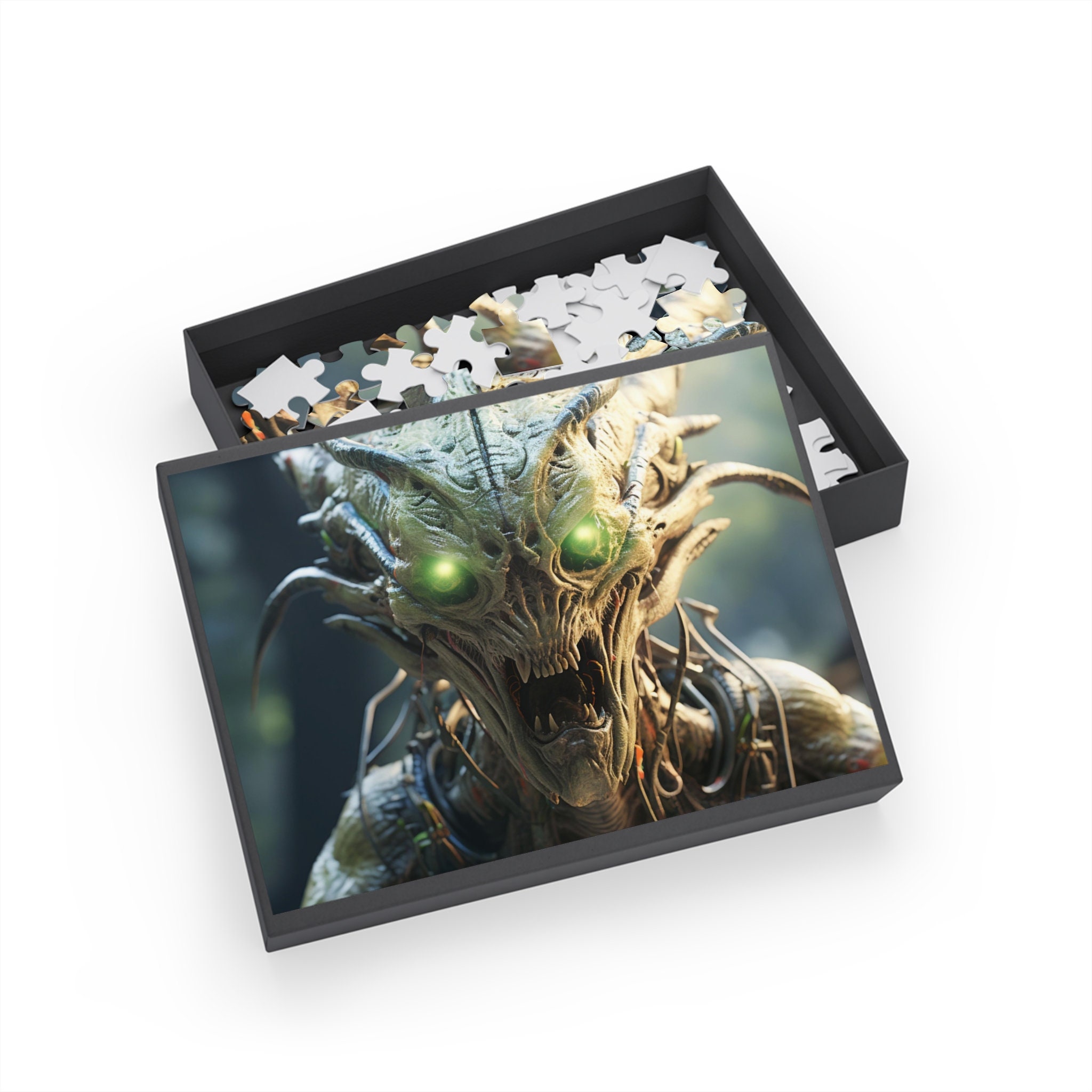 Alien Puzzle Art Created by Artificial Intelligence - Etsy