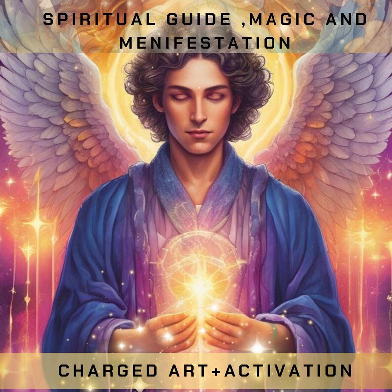 Archangel Metatron Energy + Activation Embedded Digital Art, Art ...