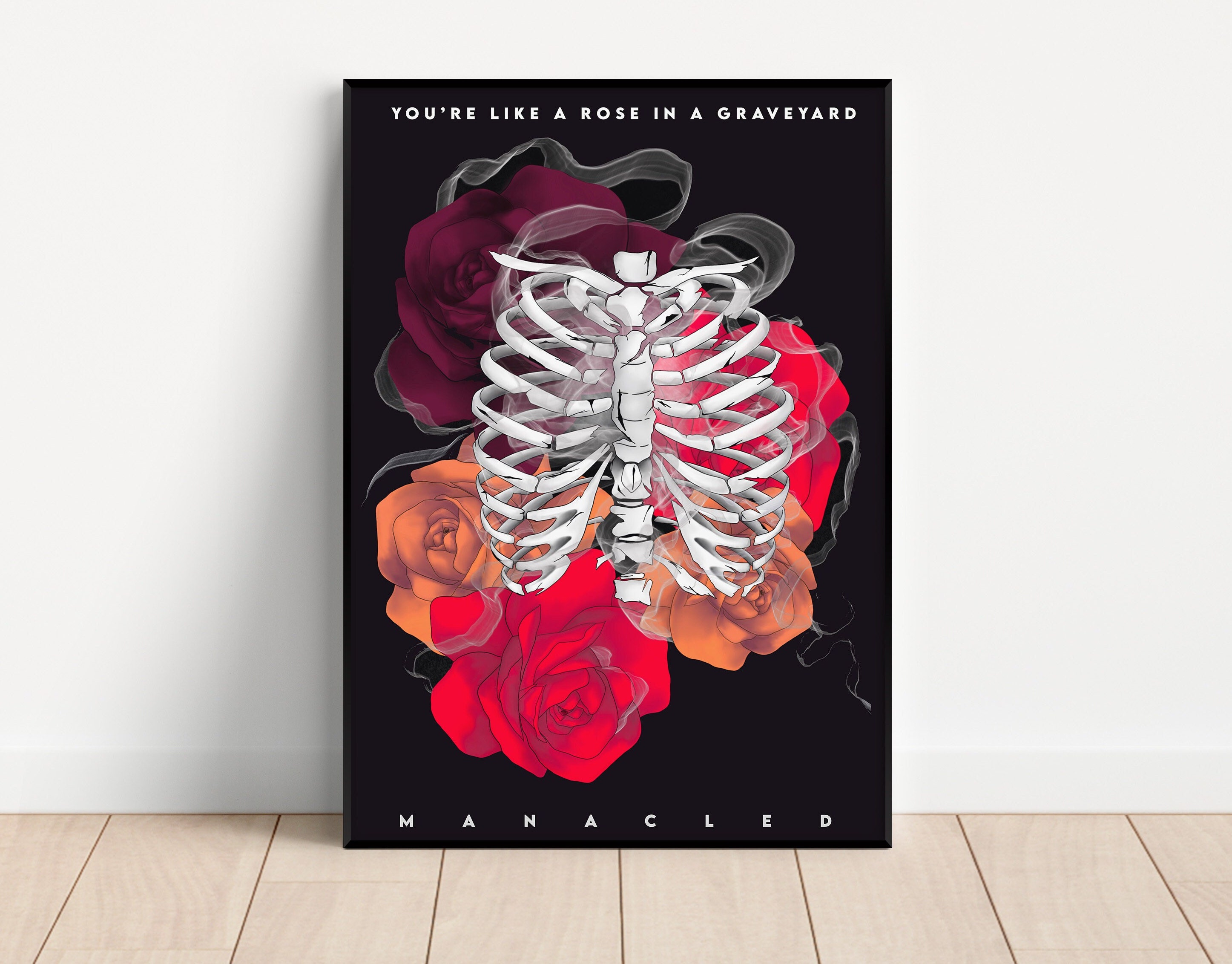 Manacled Dramione Poster, Dramione Print, Senlinyu, Draco and Hermione ...