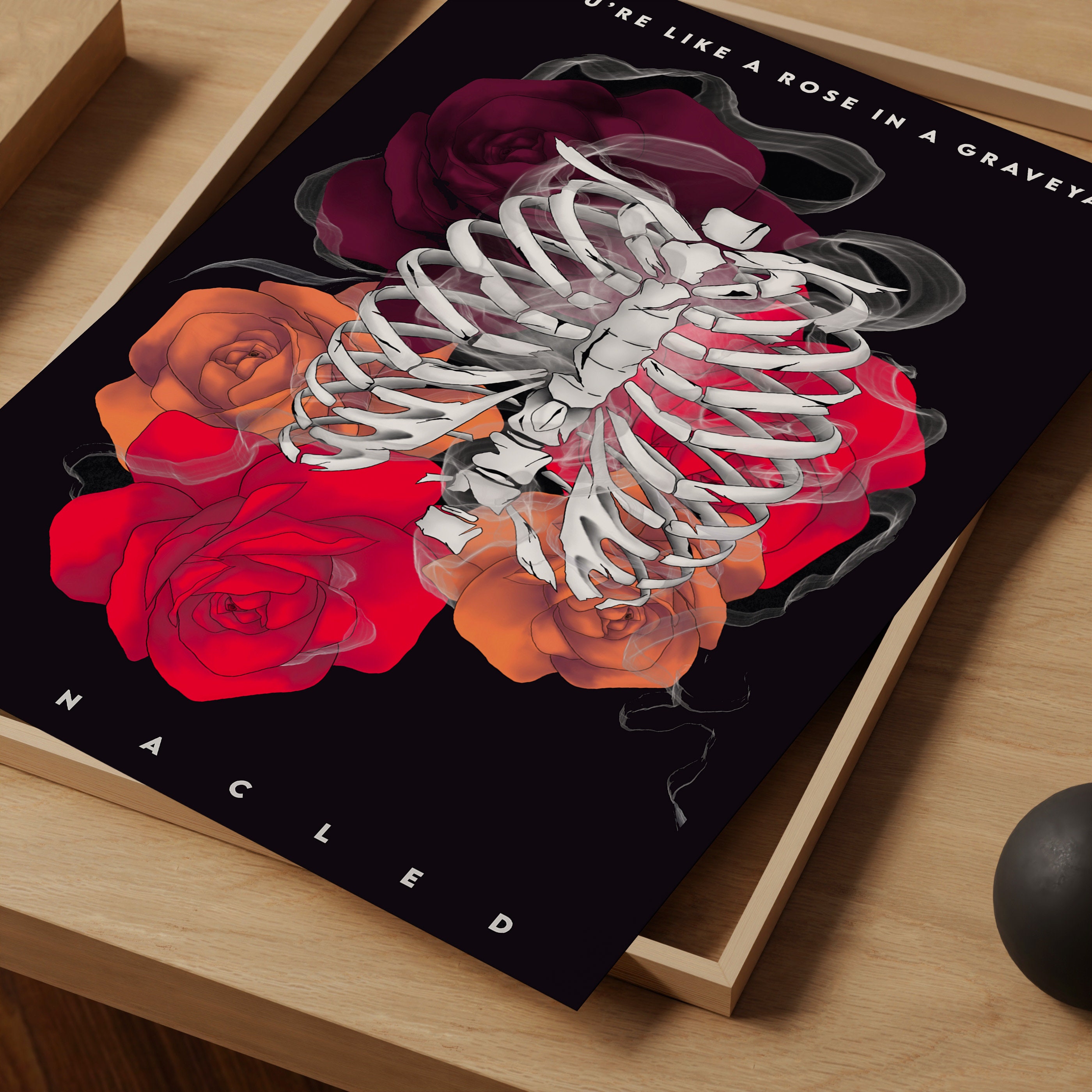 Manacled Dramione Poster, Dramione Print, Senlinyu, Draco and Hermione ...