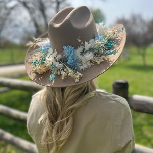 Floral Cowboy Hat - Etsy