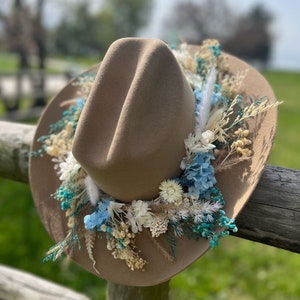 Floral Cowboy Hat - Etsy