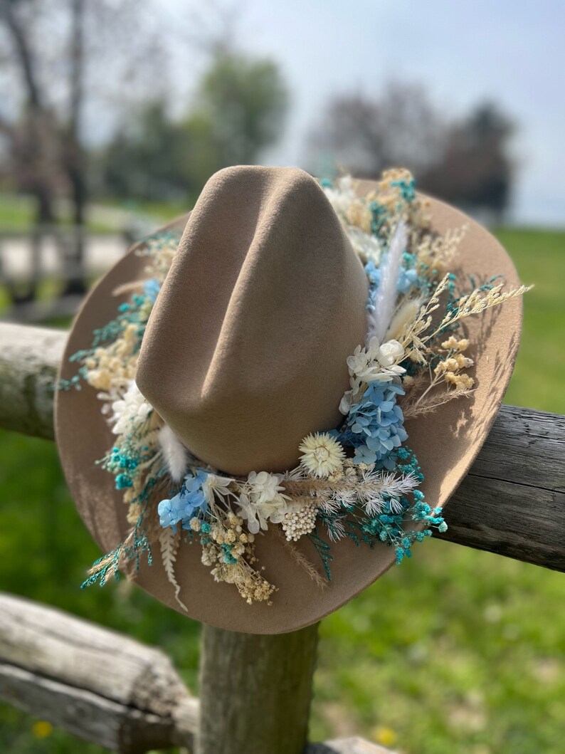 Floral Cowboy Hat - Etsy