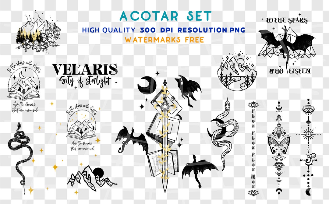 Acotar Valeris Set Png Acotar Design Acotar Png Acotar Velaris Overlay ...