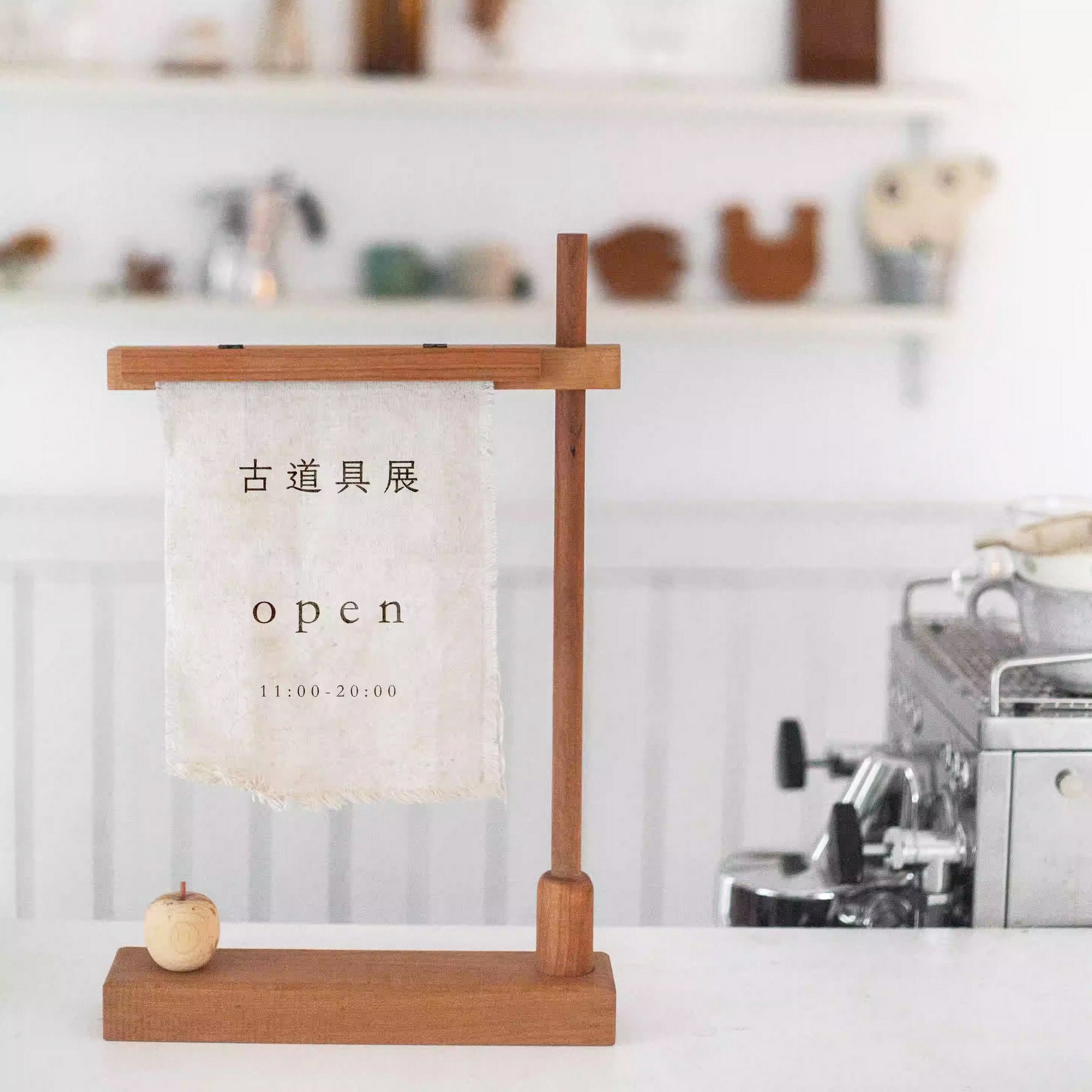 Handmade Cherry Wood, Black Walnut Calendar Rack, Announcement Display ...
