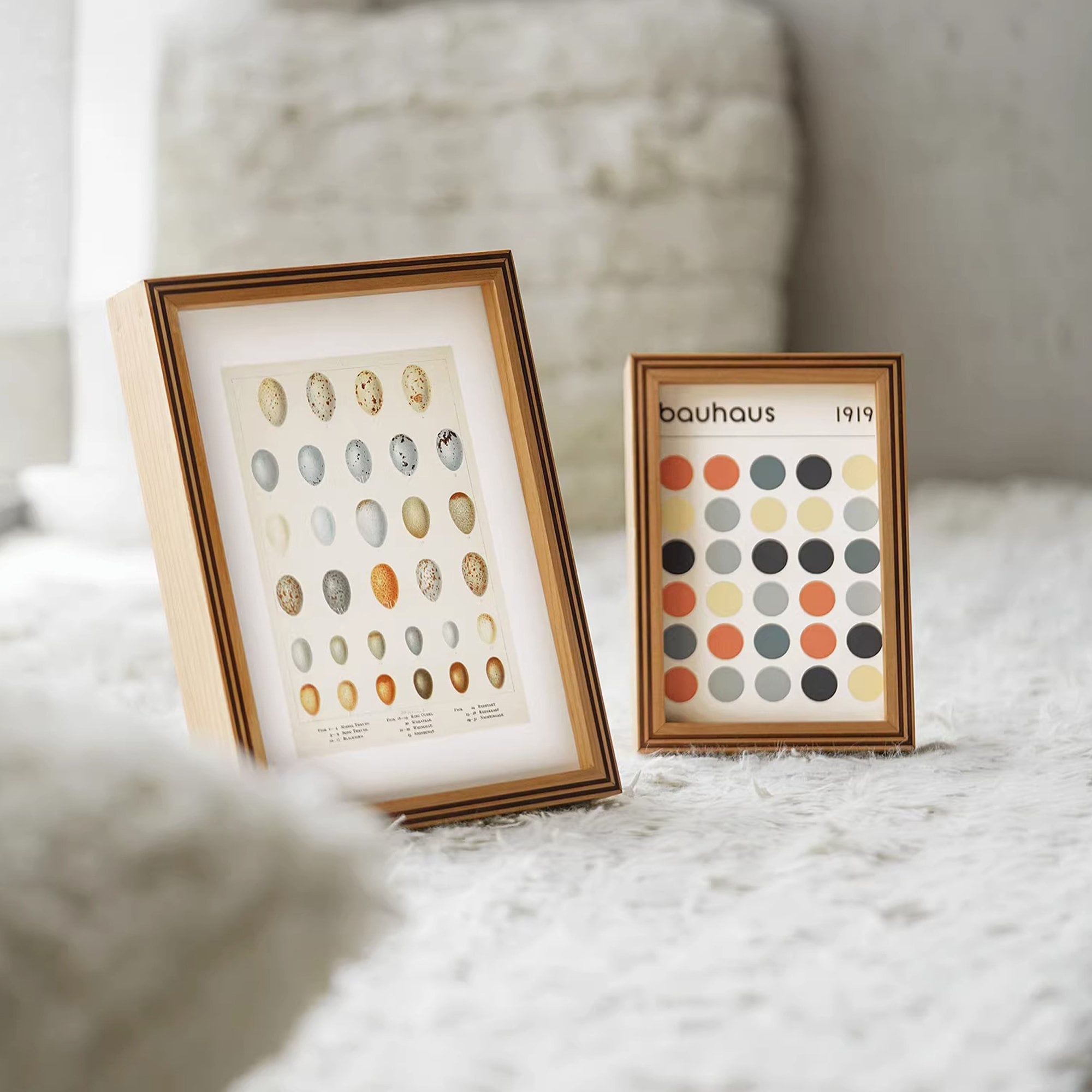 Solid Wood Right Angle Color Bar Display 678 Inch Frame - Etsy