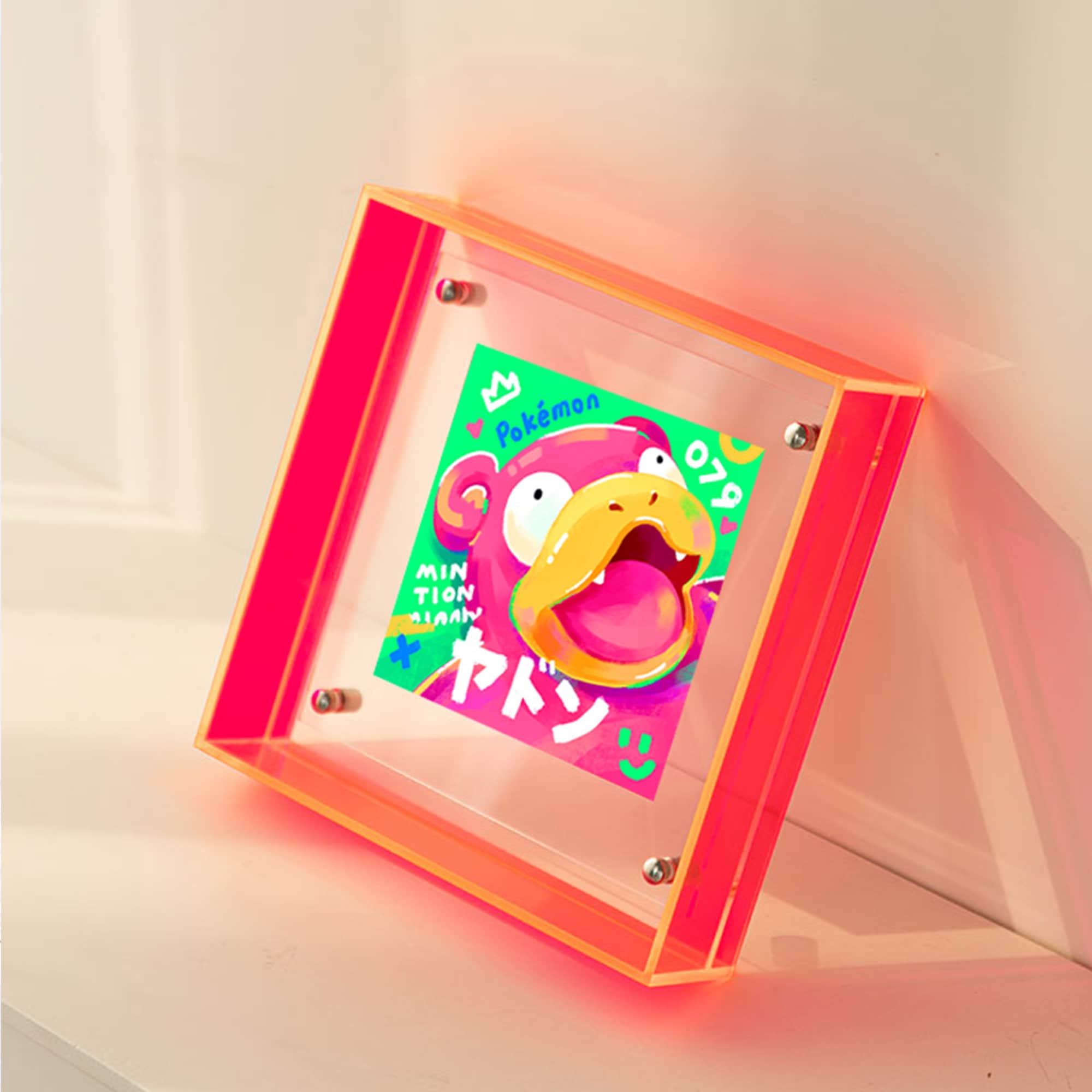 Acrylic Transparent and Dazzling Color Frame, Color Transparent Display ...