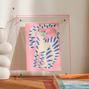 Acrylic Transparent and Dazzling Color Frame, Color Transparent Display ...