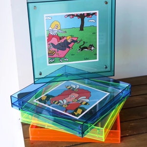 Colorful Acrylic Photo Frames, Colorful Poster Display Frames, Creative ...