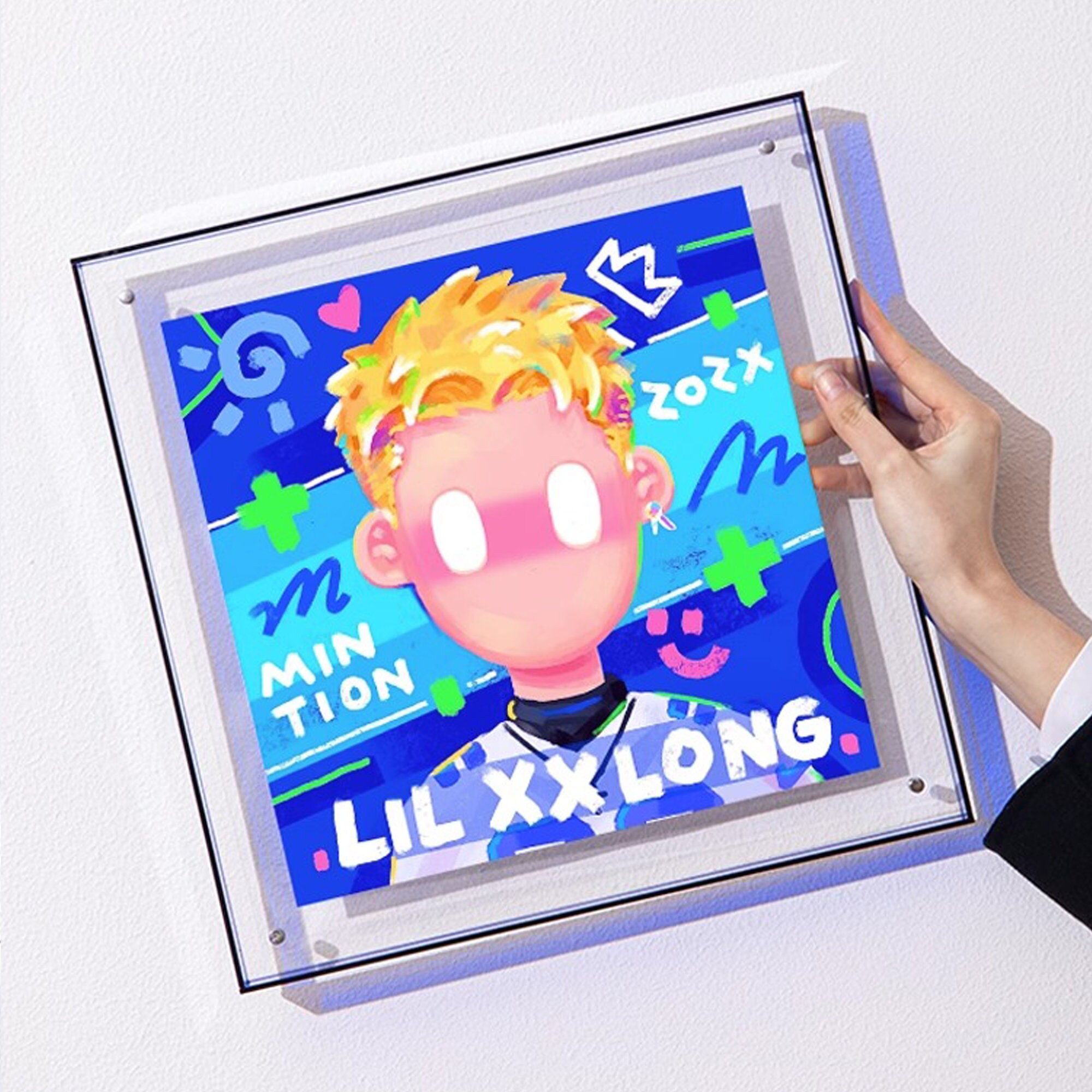 Acrylic Transparent and Dazzling Color Frame, Color Transparent Display ...