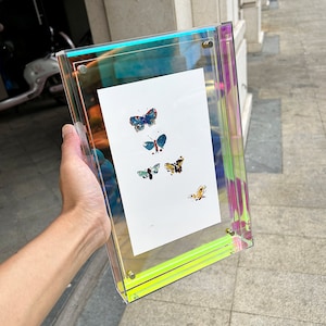 Colorful Acrylic Photo Frames, Colorful Poster Display Frames, Creative ...