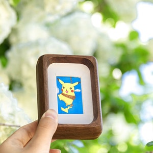 Solid Wood Mini Frame, ID Frame, Creative Photo Display, Children's ...