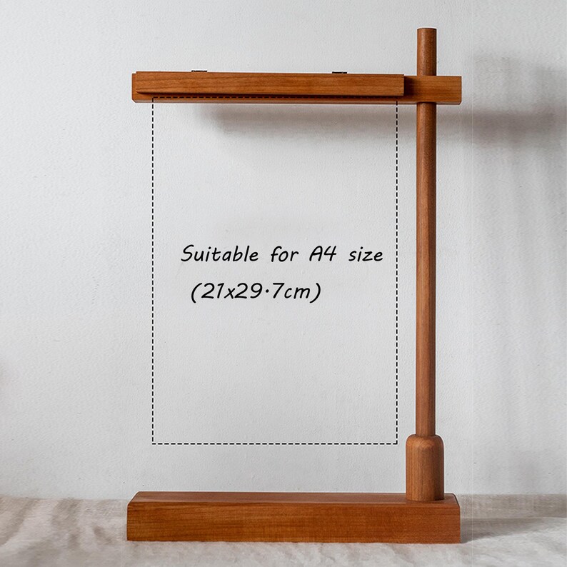 Handmade Cherry Wood, Black Walnut Calendar Rack, Announcement Display ...