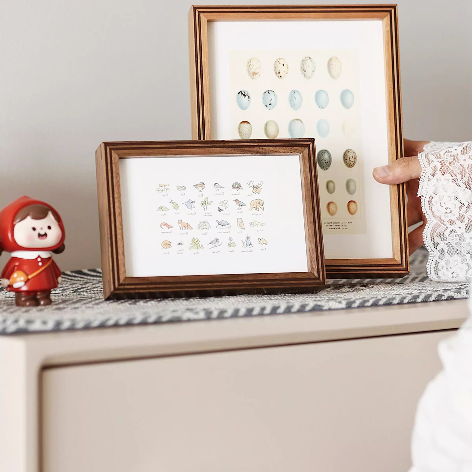 Solid Wood Right Angle Color Bar Display 678 Inch Frame - Etsy