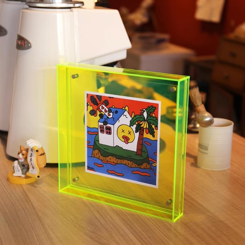 Colorful Acrylic Photo Frames, Colorful Poster Display Frames, Creative ...