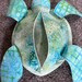 Aqua Turtle Zipped Turtle Pouch - Etsy