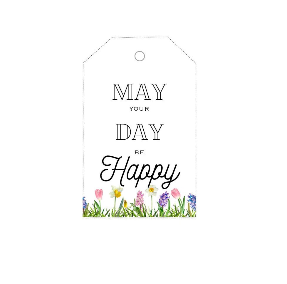 May Day Gift Tags, Tags for May Day Basket, Mother's Day Gift Tags ...