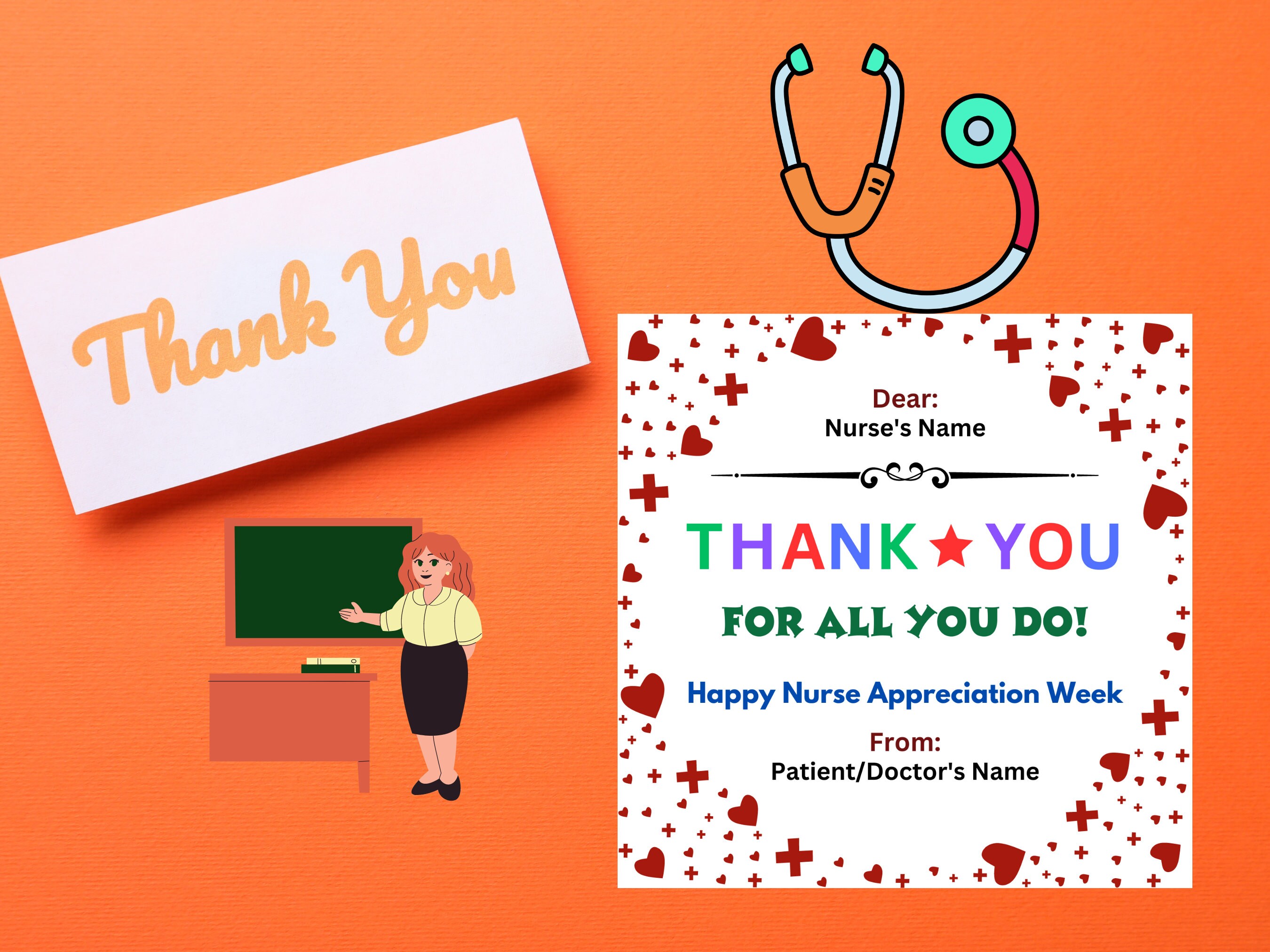 Printable Nurse Appreciation Week OR Day Bundle Which Includes ...