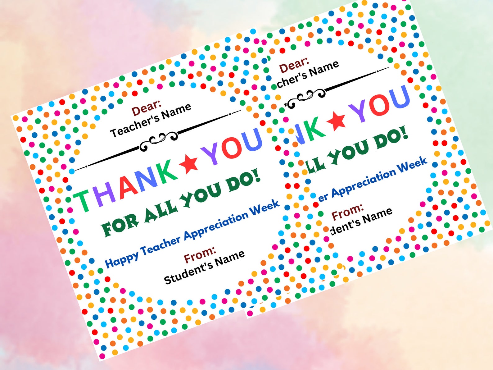 Printable Teacher Appreciation Gift Tag, Teacher Appreciation Week ...