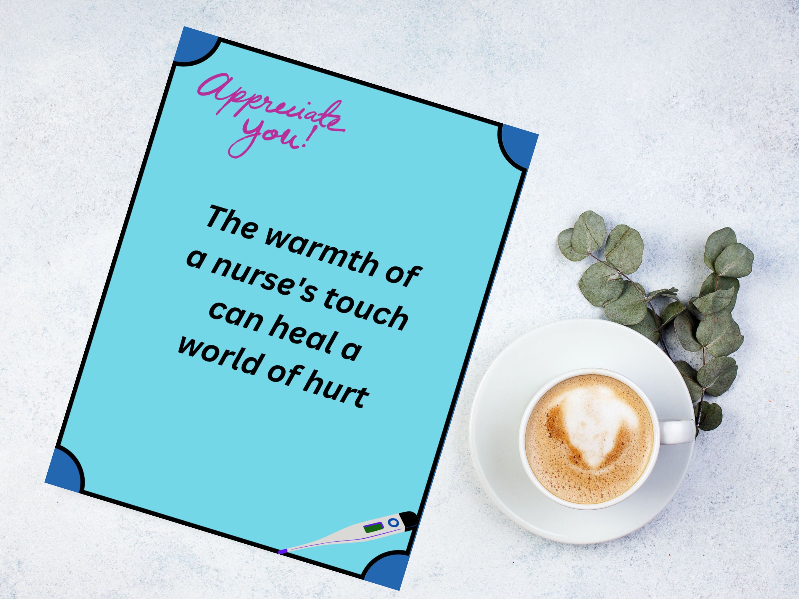 60 Printable Affirmation Cards for Nurse Appreciation Week/day, Digital ...