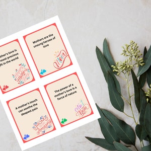 60 Printable Affirmation Cards for Mother's Day, Digital Download ...
