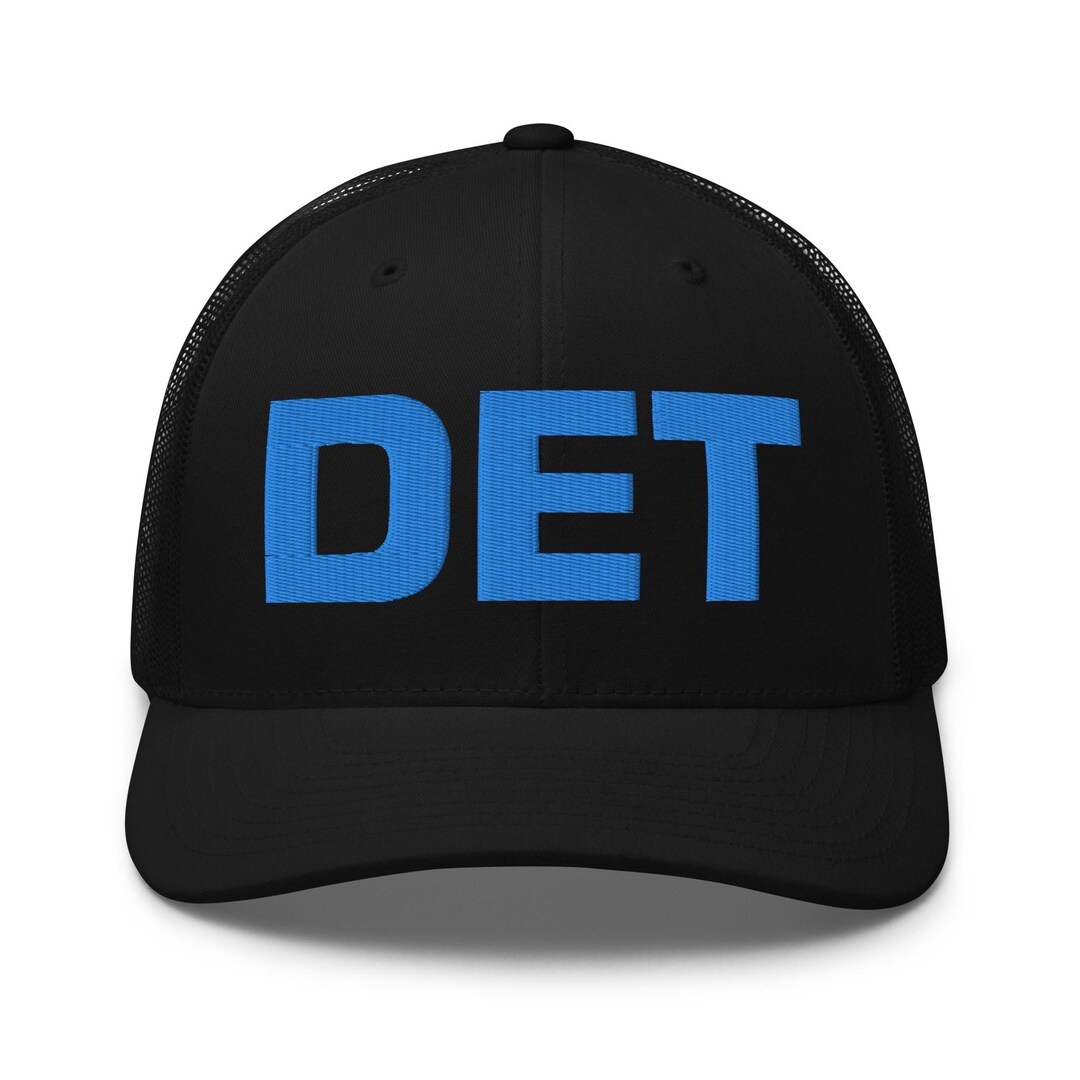 DET Trucker Cap Detroit DET Hat Detroit Lions Trucker Hat - Etsy