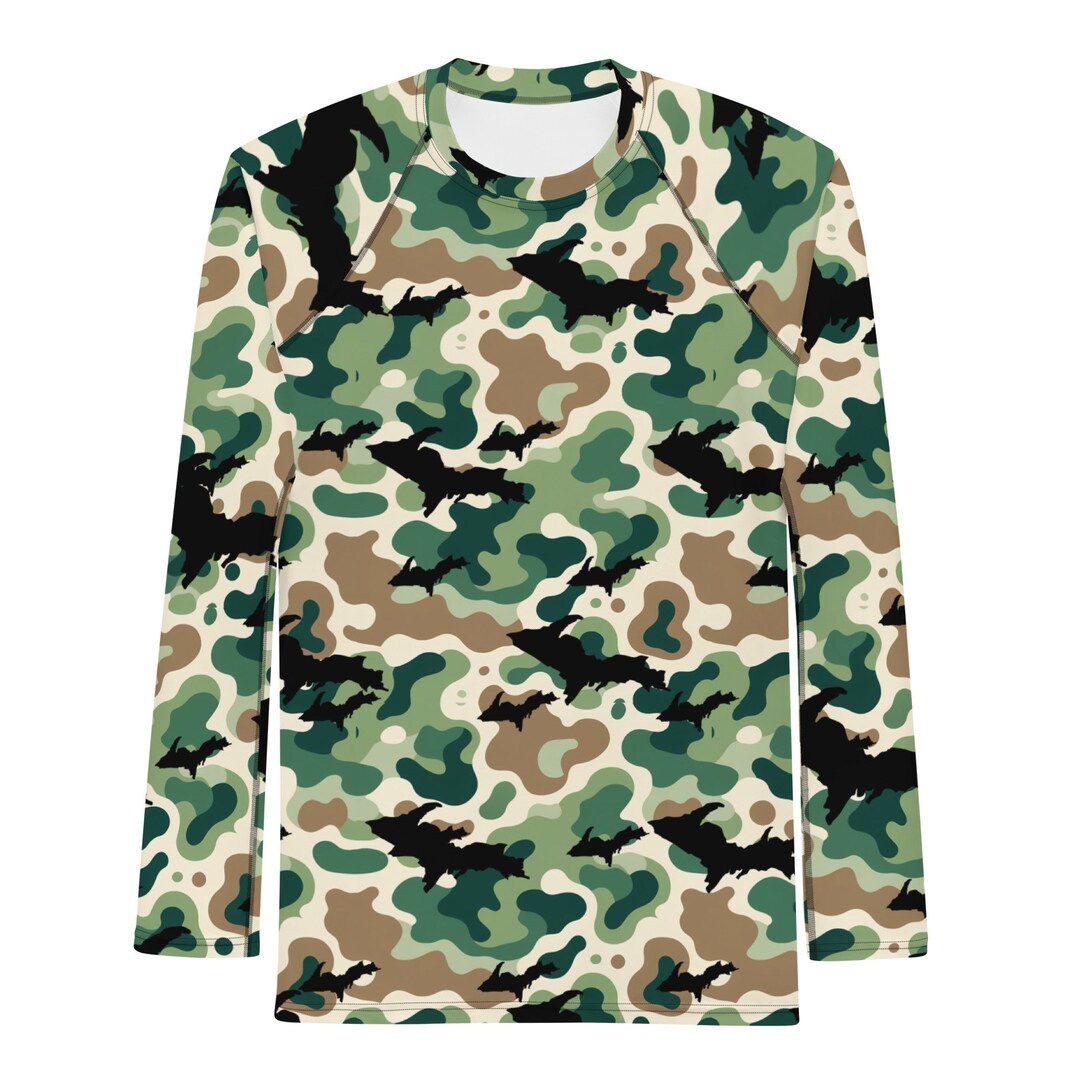 Yooper Camo Rash Guard - Etsy