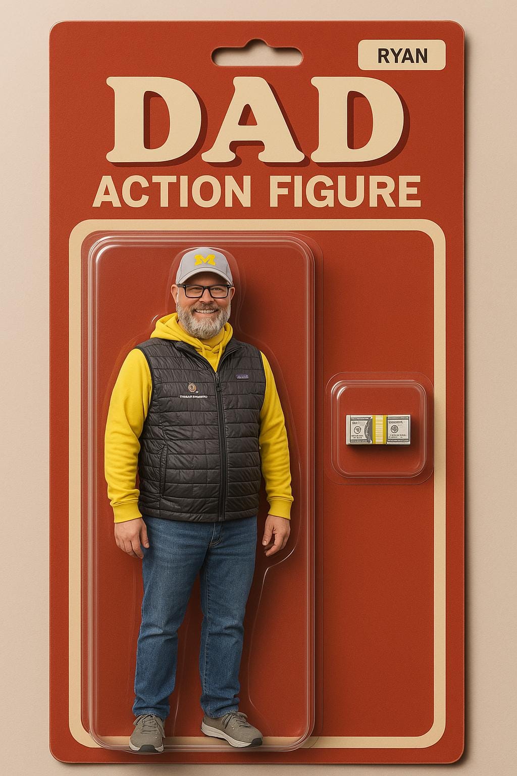 Custom Dad Action Figure Portrait | Funny Digital Father’s Day Gift ...