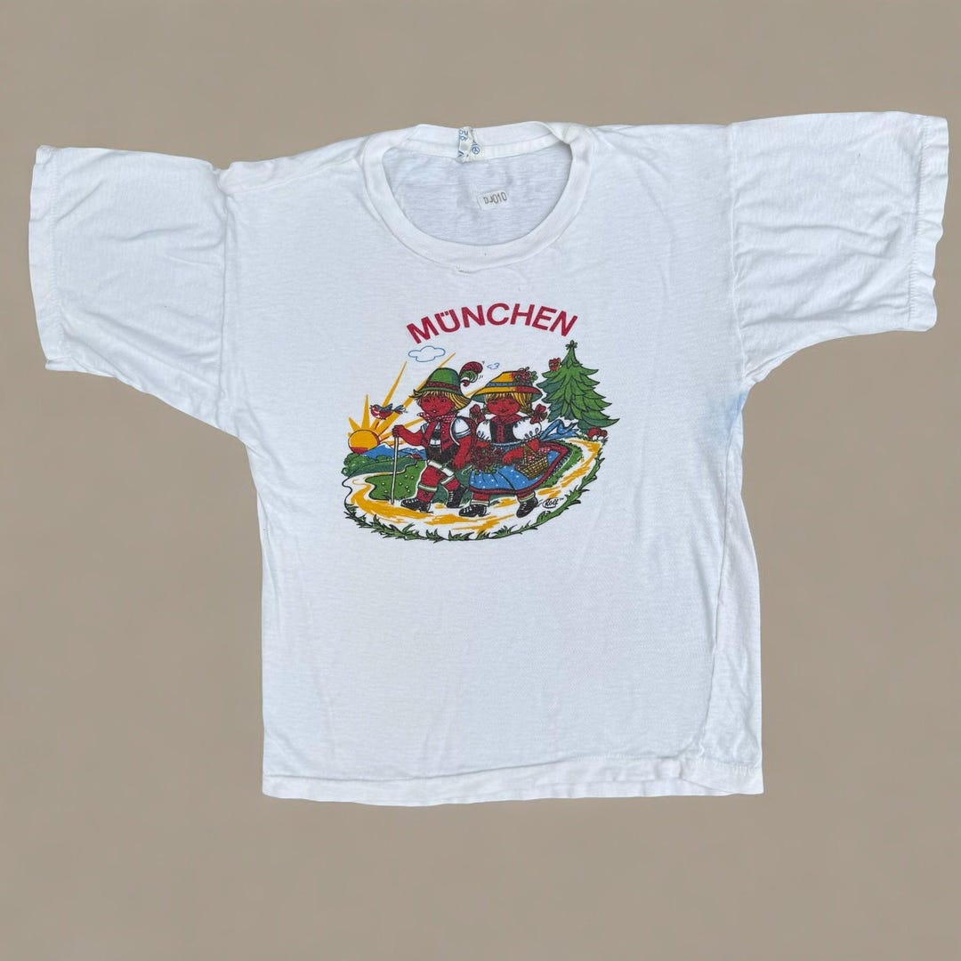 70s Vintage Monchen Yoddlers Tee, 100% Cotton, Single Stitch - Etsy