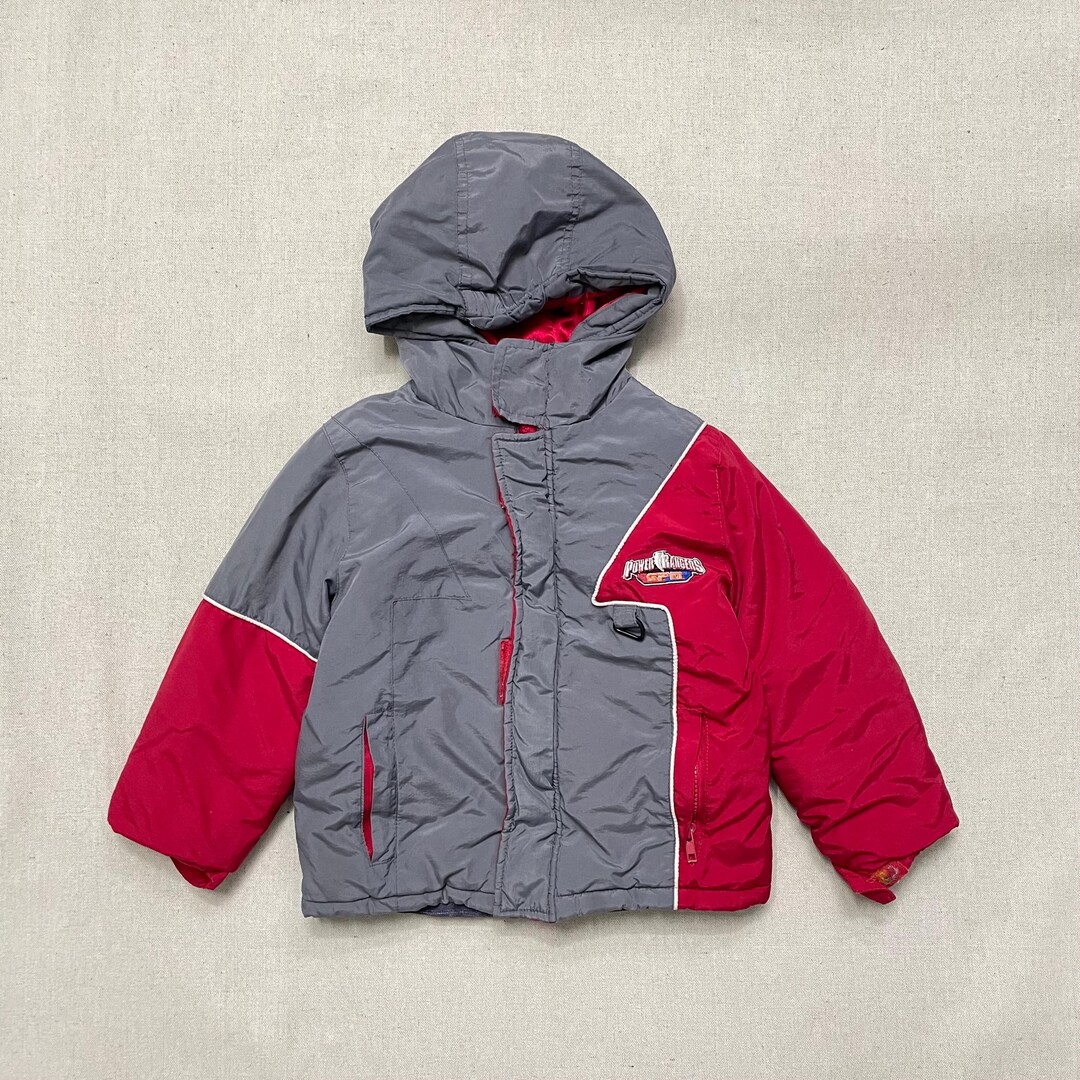 2000’ Kids Toddler Vintage Power Ranger SPD Red Grey Cool Insulated ...