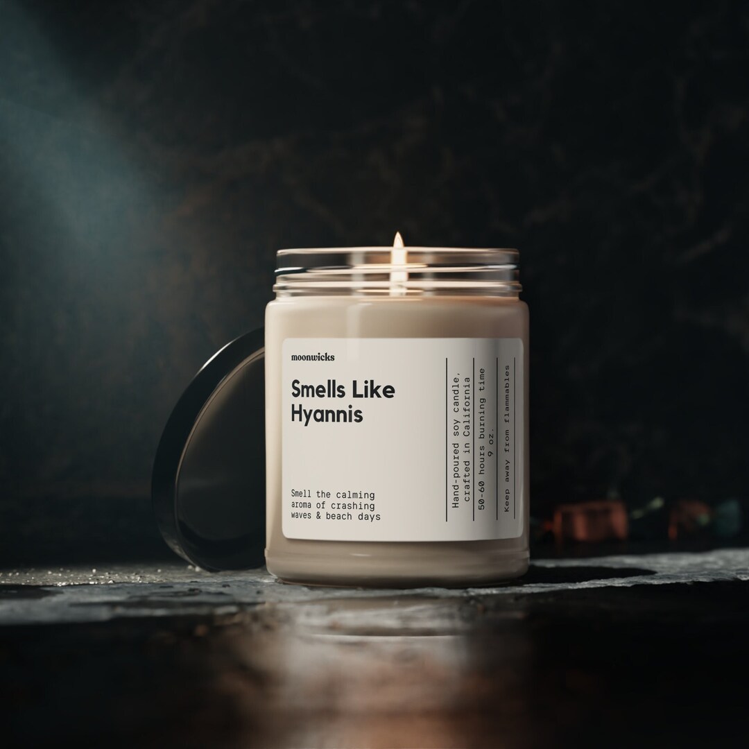 Smells Like Hyannis Massachusetts Soy Wax Candle, Cape Cod Gift Candle ...