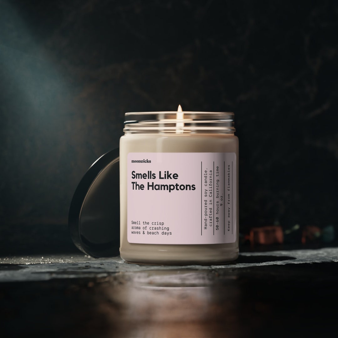 Smells Like the Hamptons Soy Wax Candle, the Hamptons New York Candle ...