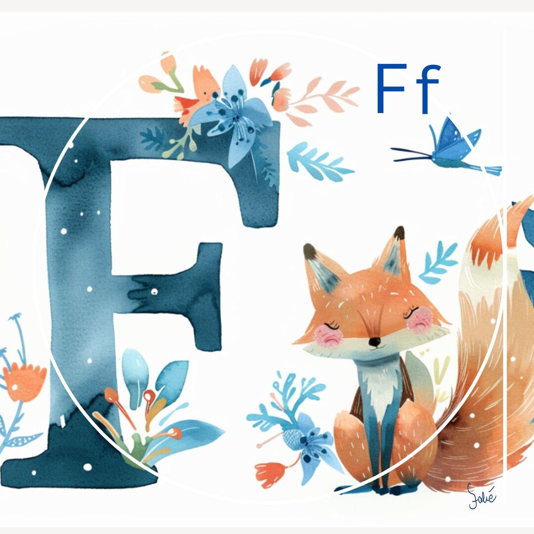 The Colorful ABC – Alphabet Poster for Download DINA2+A3+A4+A5 With the ...