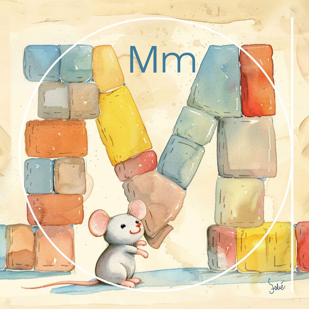 The Colorful ABC – Alphabet Poster for Download DINA2+A3+A4+A5 With the ...