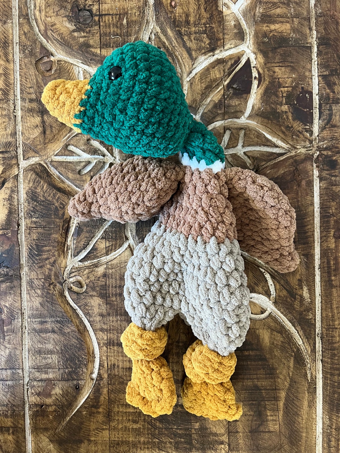 Mallard Duck Crochet Snuggler - Etsy Canada